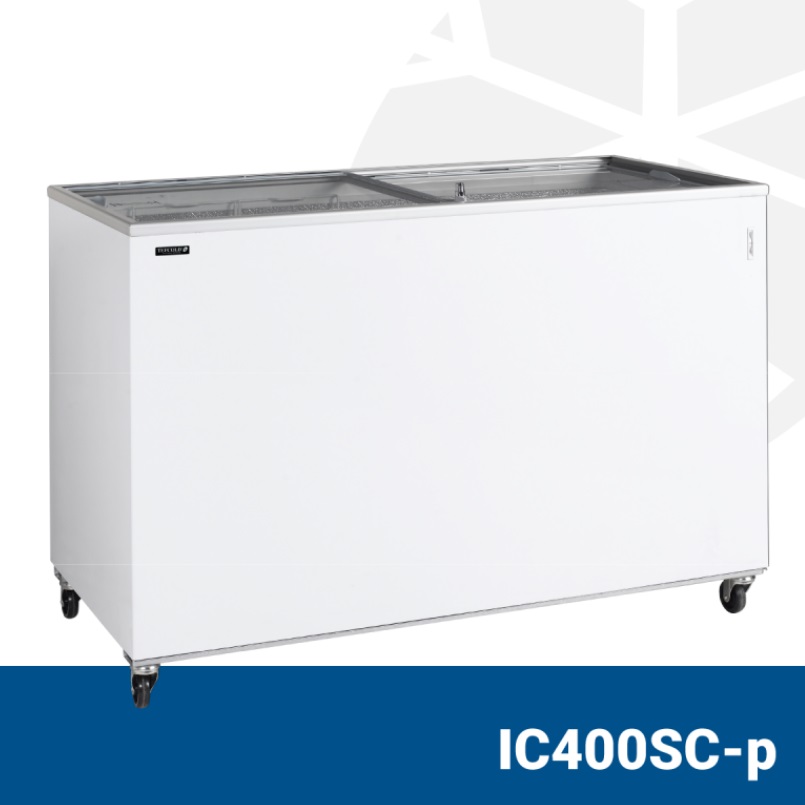 Καταψύκτης 401 Lt με συρόμενα ίσια κρύσταλλα IC400SC Tefcold ...